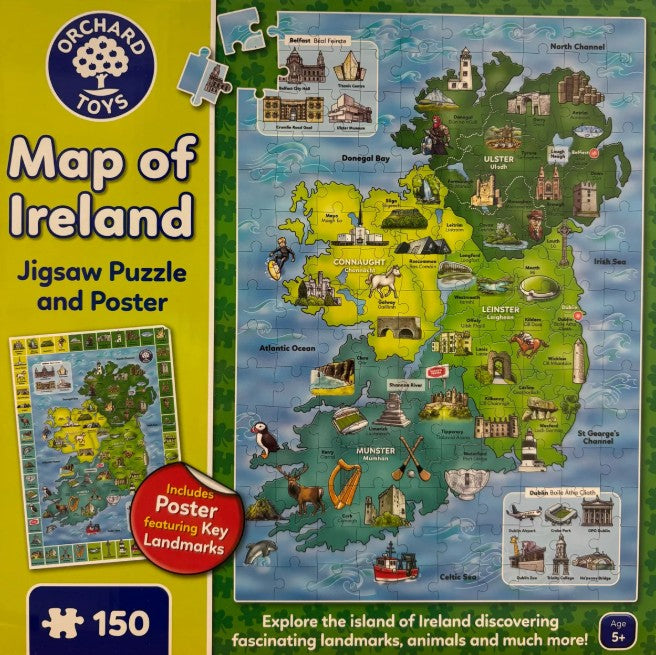 Buy Orchard Toys Map of Ireland Jigsaw Puzzle in Ireland – Toy Town ...