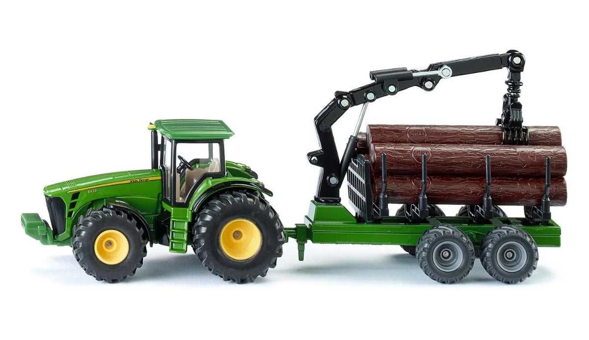 Siku John Deere 8430 with Forestry Trailer 1:50 Scale Model – Toy Town ...