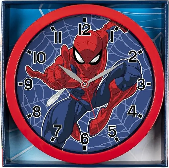 Marvel Spider-Man Wall Clock for Kids – Toy Town Longford